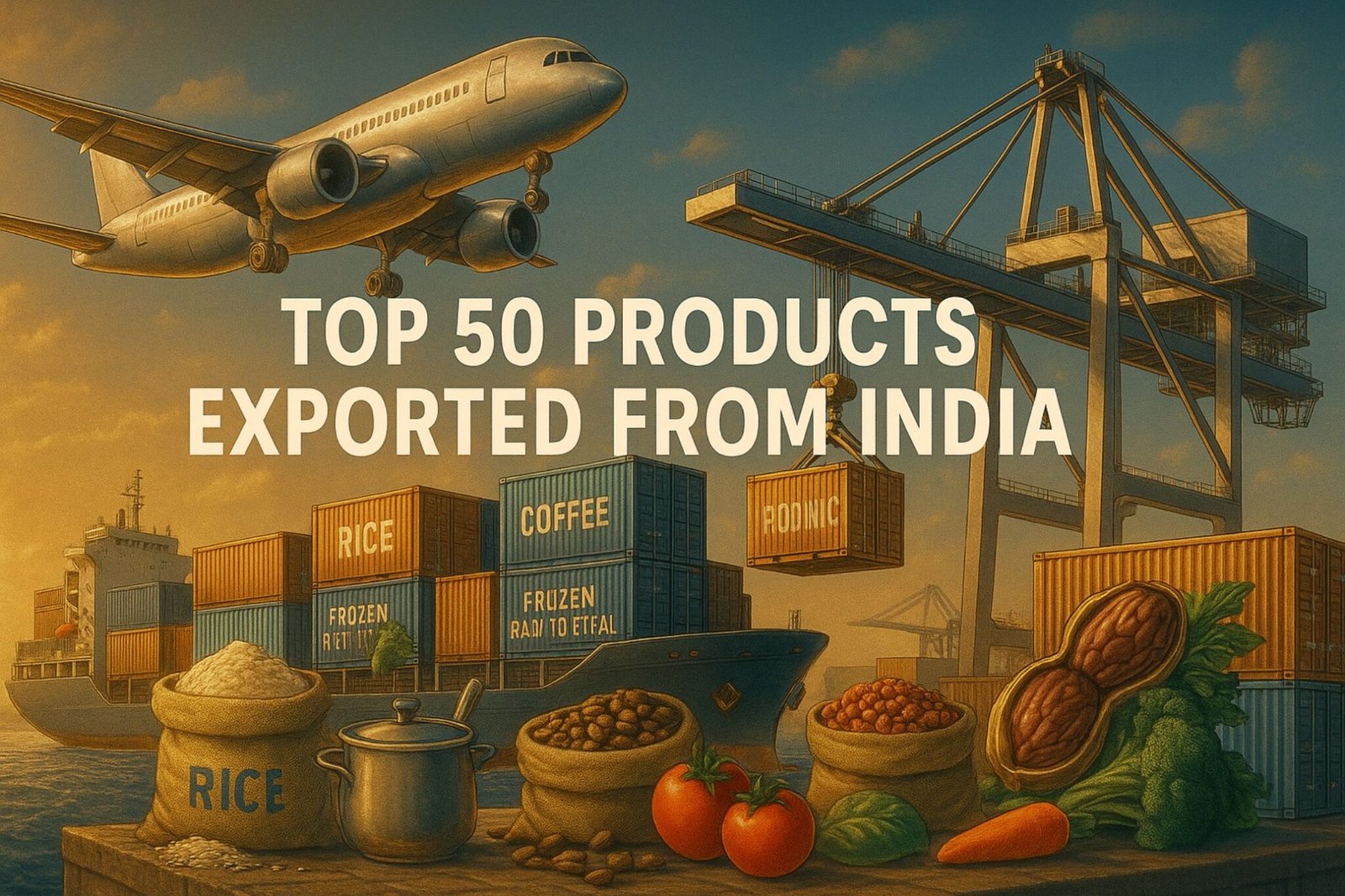 Top 50 Products Exported from India: Key Markets Explained
