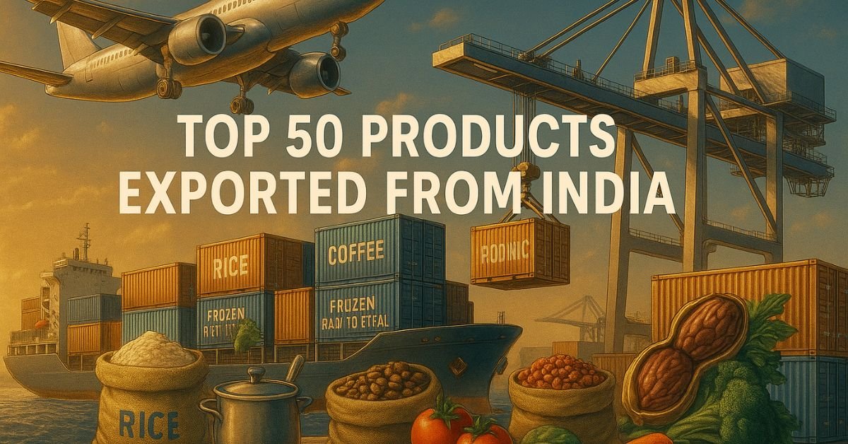 Top 50 Products Exported from India: Key Markets Explained