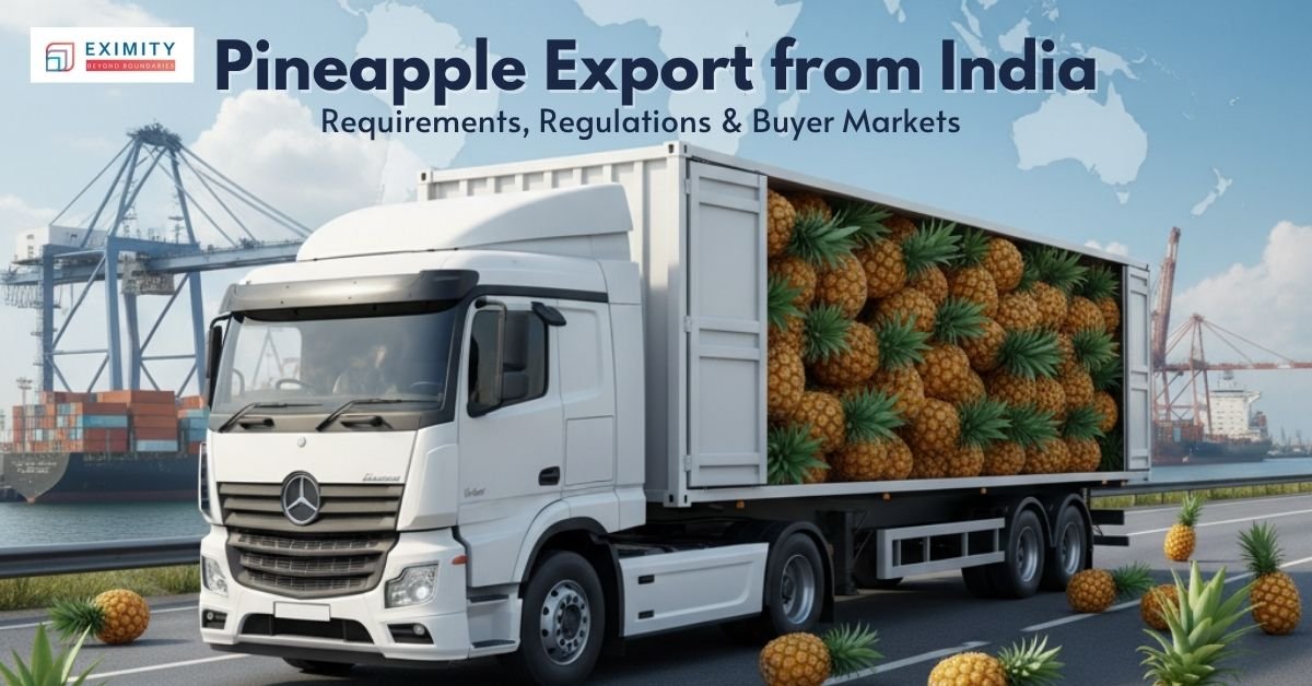 Pineapple Export from India: Requirements & Key Markets